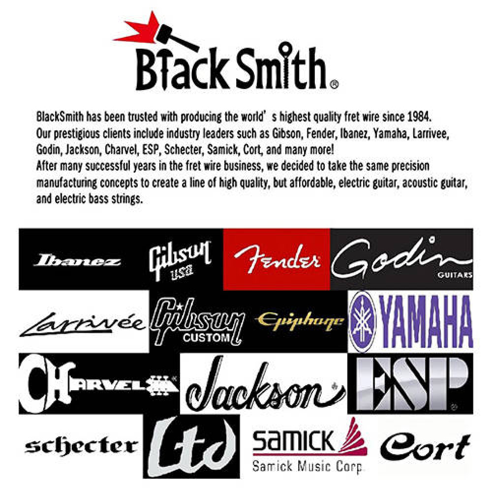 BLACKSMITH 304CU STAINLESS STEEL FRETWIRE - BULK PACK - ALL VARIATIONS