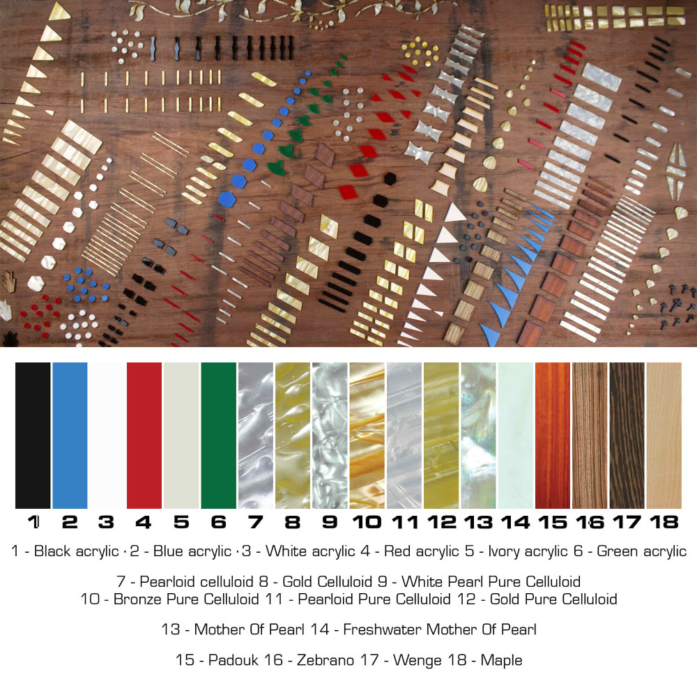 FLOWCHART INLAY SET - CUSTOM CUT