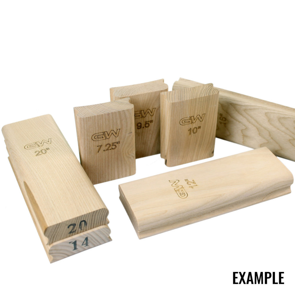 100MM WOOD RADIUS SANDING BEAMS FOR FRETBOARD