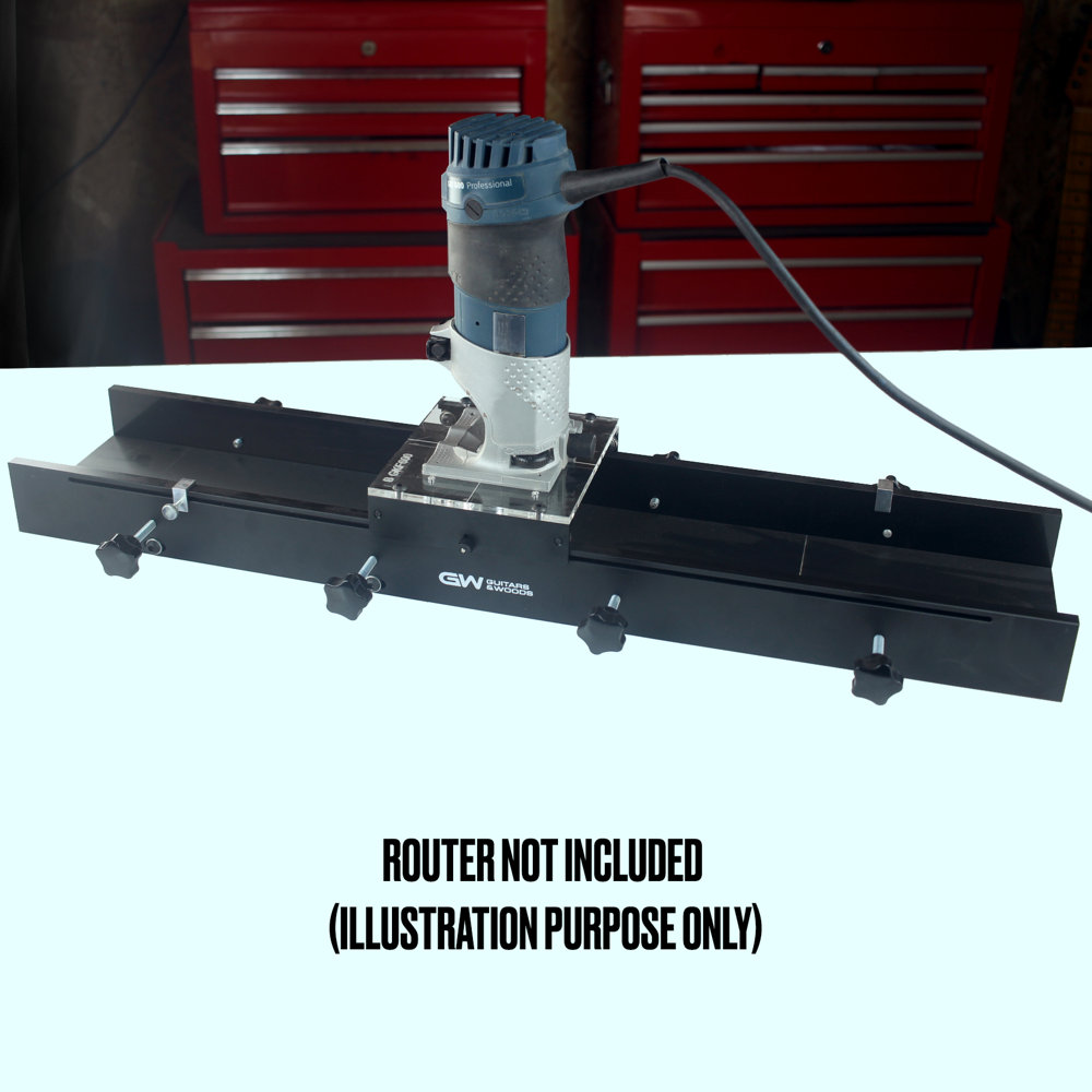 TRUSS ROD ROUTING JIG - STRAIGHT/CONCAVE/CONVEX