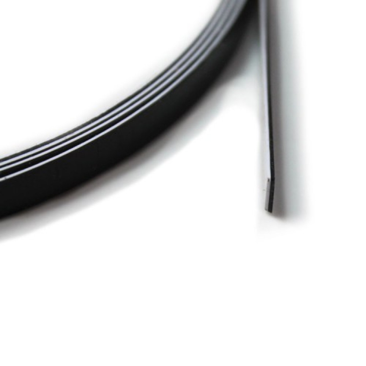 LAMINATED PVC BINDING FOR GUITAR BLACK/WHITE