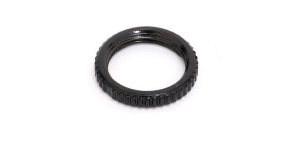 METRIC METAL ROUNDED NUT FOR TOGGLE SWITCH - BLACK