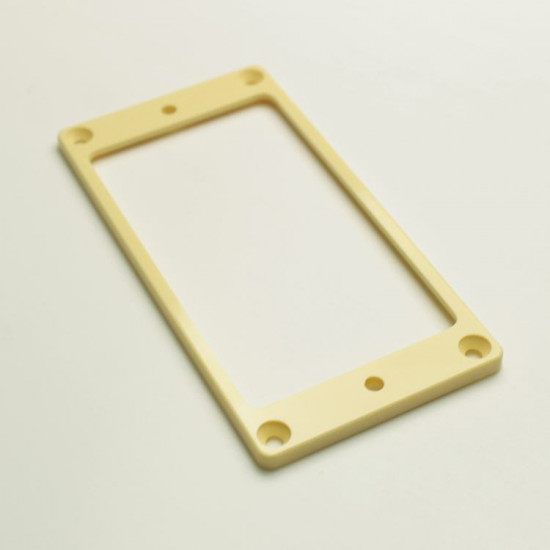 HUMBUCKER PICKUP MOUNTING RING 3X3 FLAT - IVORY