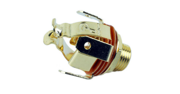 PURE TONE STEREO MULTI-CONTACT 1/4" OUTPUT JACK - GOLD