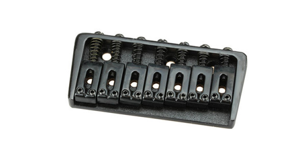 7 STRING HARDTAIL BRIDGE HIPSHOT STYLE BLACK