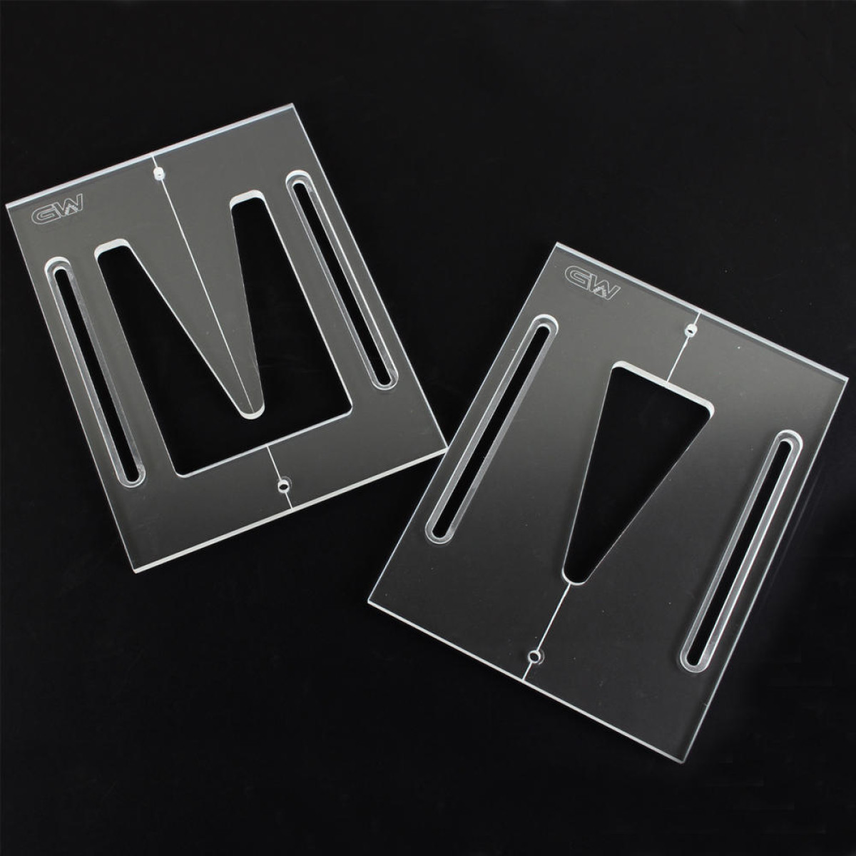 ACOUSTIC DOVETAIL TENON NECK JOINT ROUTING TEMPLATE - CNC ACRYLIC