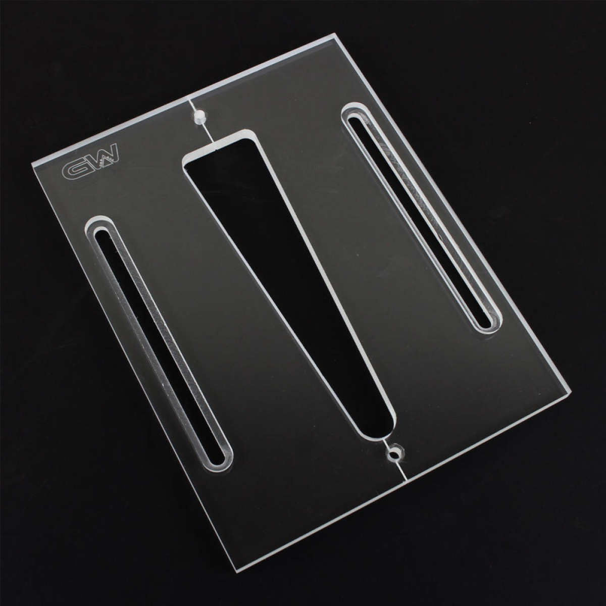 ACOUSTIC END GRAFT ROUTING TEMPLATE - CNC CUT ACRYLIC