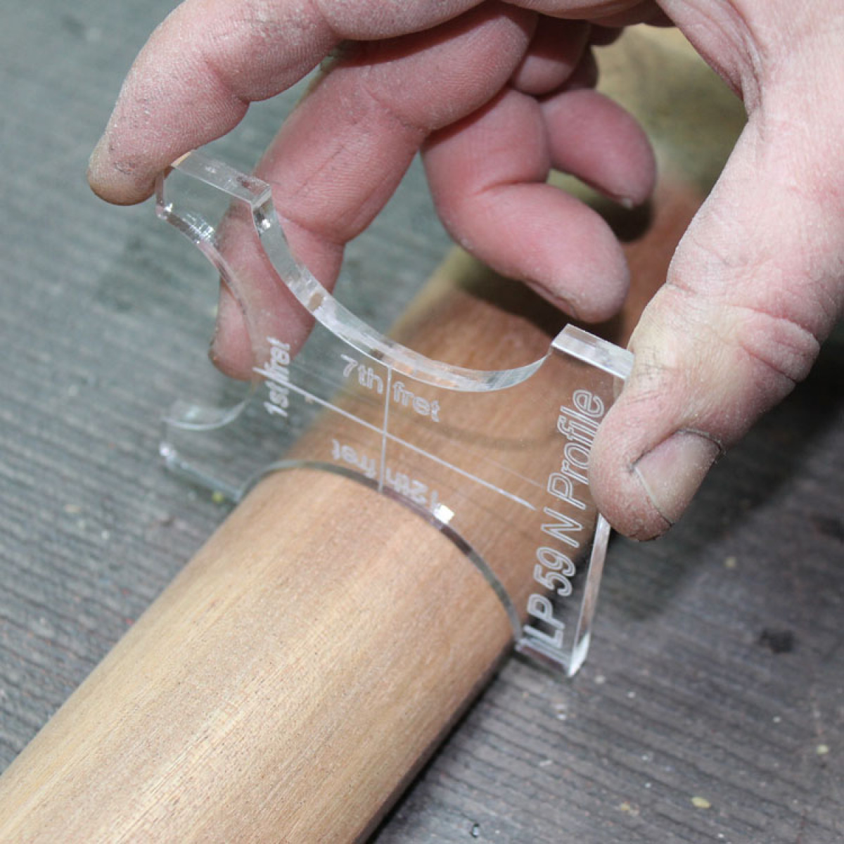 RED SPECIAL NECK PROFILE TEMPLATE