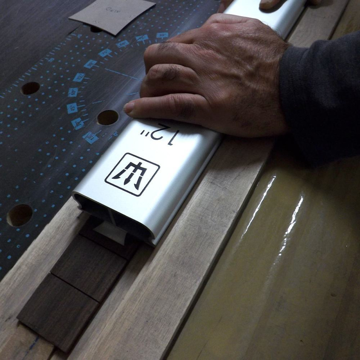 700MM OR CUSTOM ALUMINIUM RADIUS SANDING BEAM FOR FRETBOARD