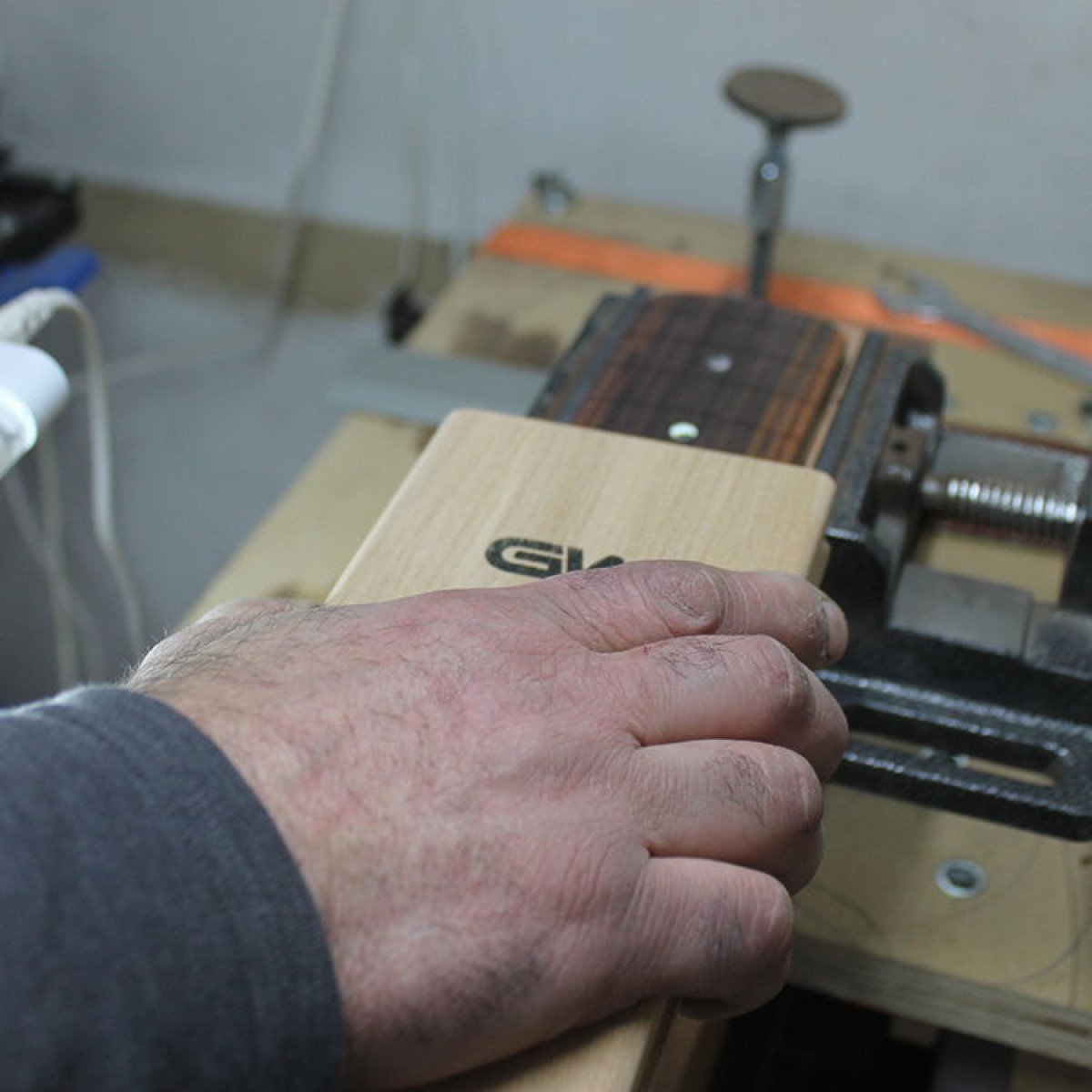 14" RADIUS SANDING BEAM FOR WIDER FRETBOARDS - SMALL